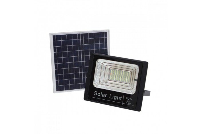 IWC-FLOOD-LIGHT-SOLAR-REMOTE-JD-8860-60W รุ่น JD มีรีโมทตั้งเวลา ปรับแสงได้